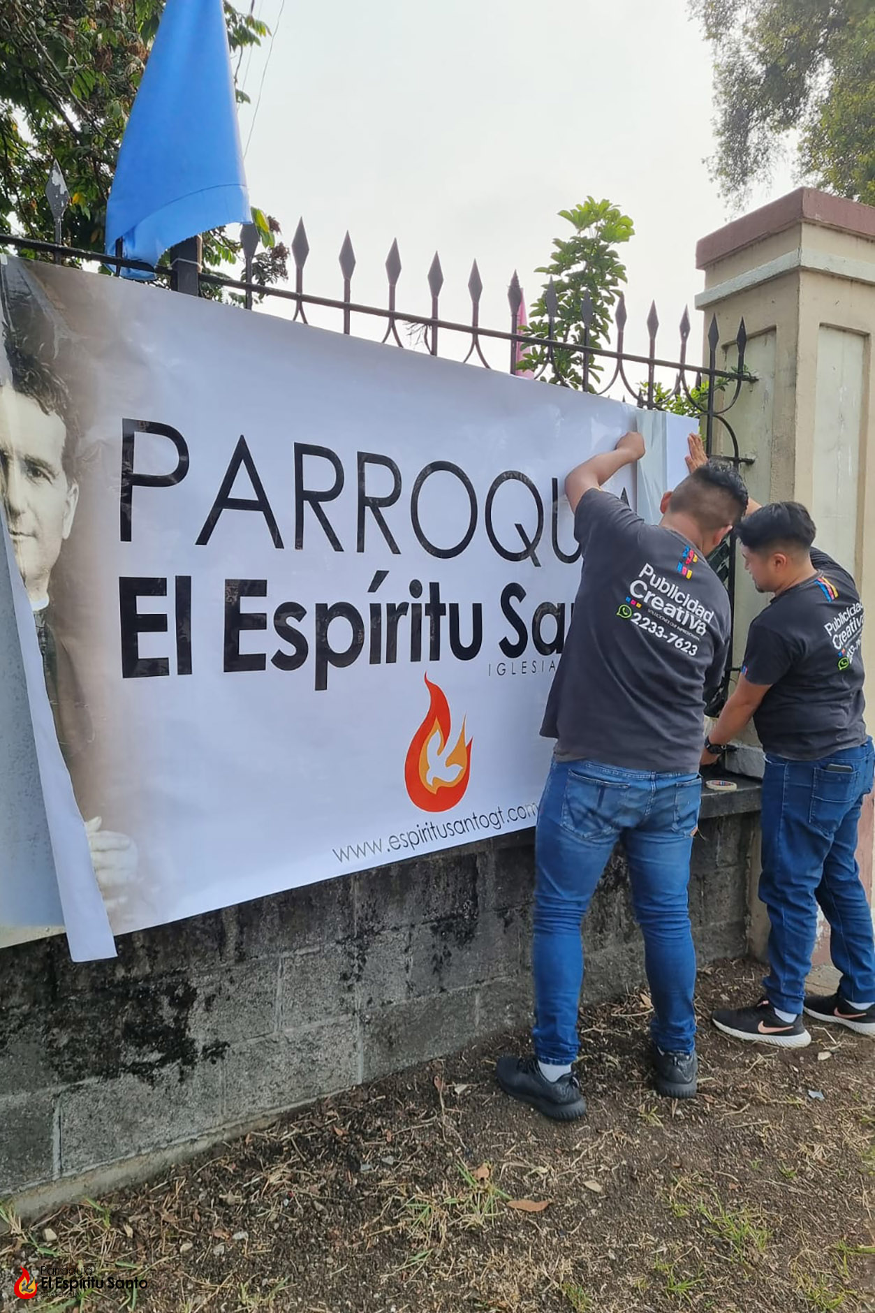 Un nuevo rótulo para nuestra Parroquia. – Parroquia El Espíritu Santo